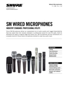 SM58_specsheets_en-US - Audio Visual Specialists
